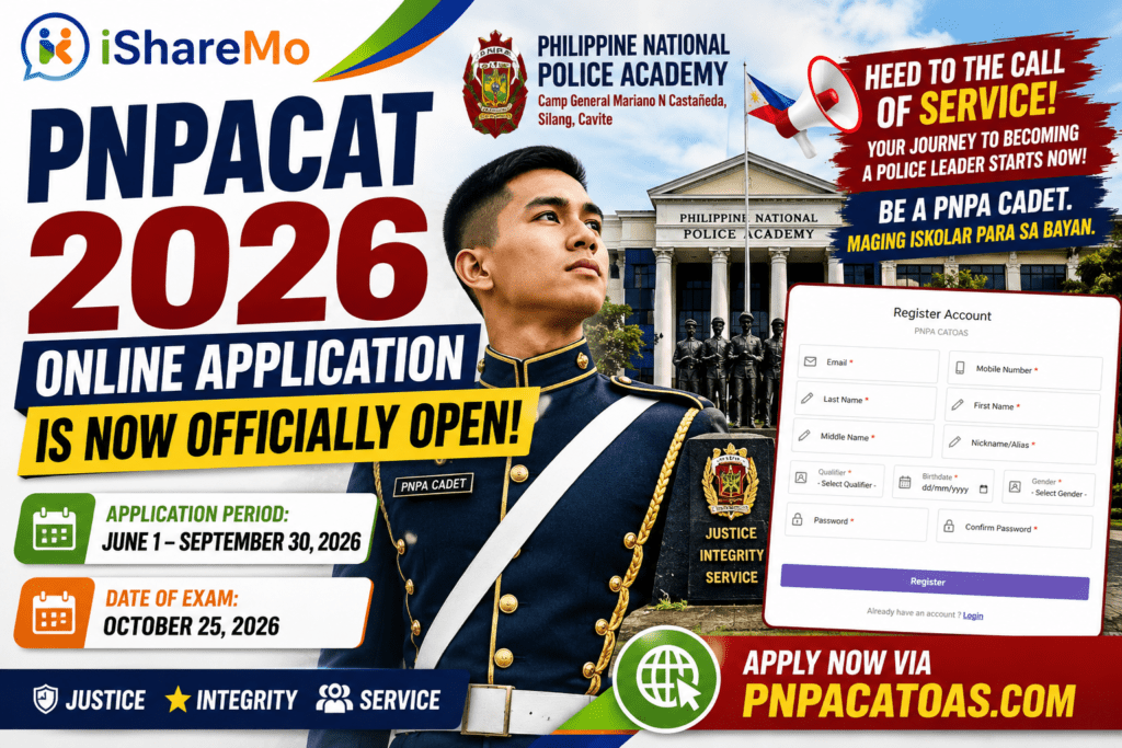 PNPA Cadet Admission Test 2026 Online Application Now Open